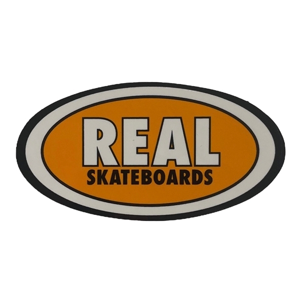 Oval Sticker (Orange)