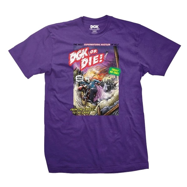 DGK Rider Tee (Purple) Clothing Shirts at Westside Tarpon