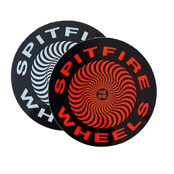 Spitfire Swirl Sticker (7.5 Inches) Accessories Stickers at Westside Tarpon