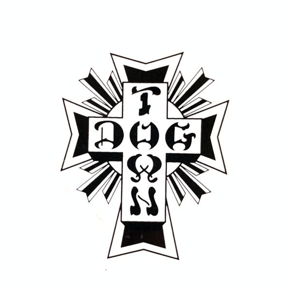 Dogtown Mini Cross Logo Accessories Stickers at Westside Tarpon